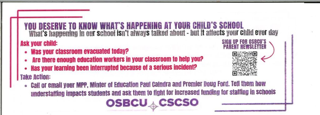 CUPE 7575 – Educational Assistants and the Student Supervisor's of the ...