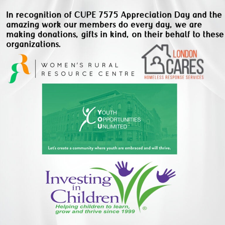 CUPE 7575 – Educational Assistants and the Student Supervisor's of the ...